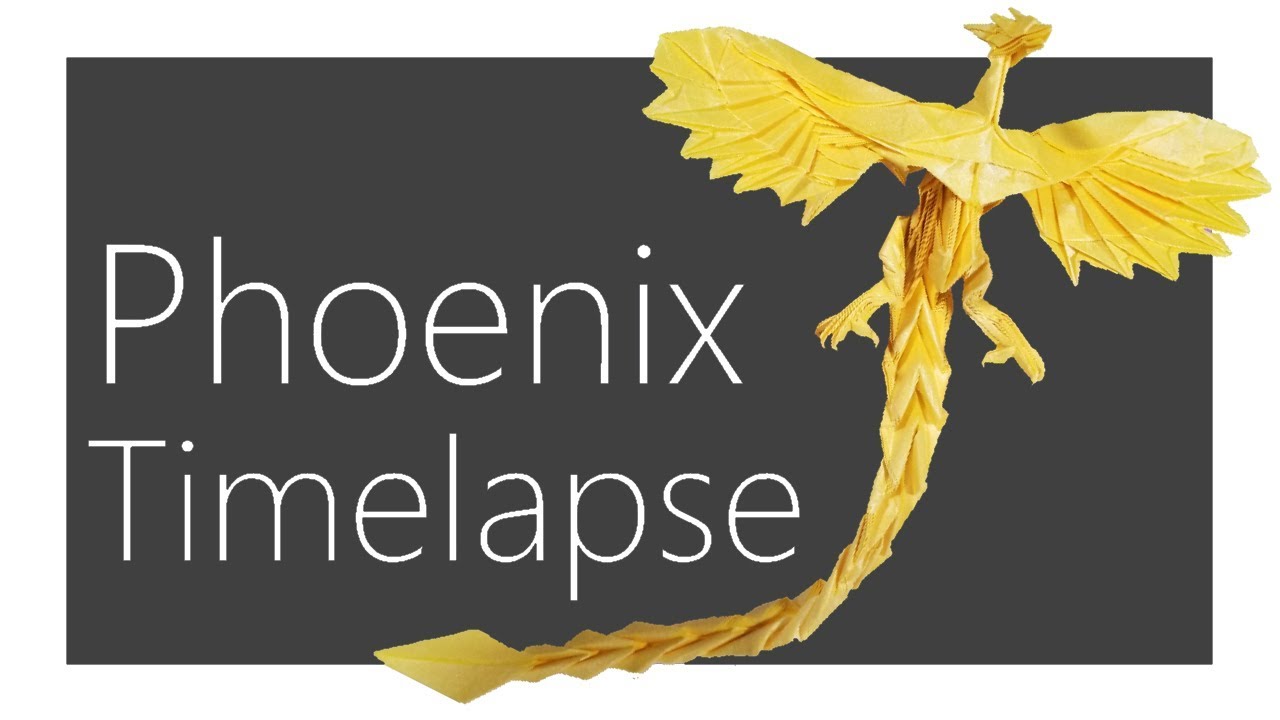 Phoenix Origami Timelapse (Satoshi Kamiya) - YouTube