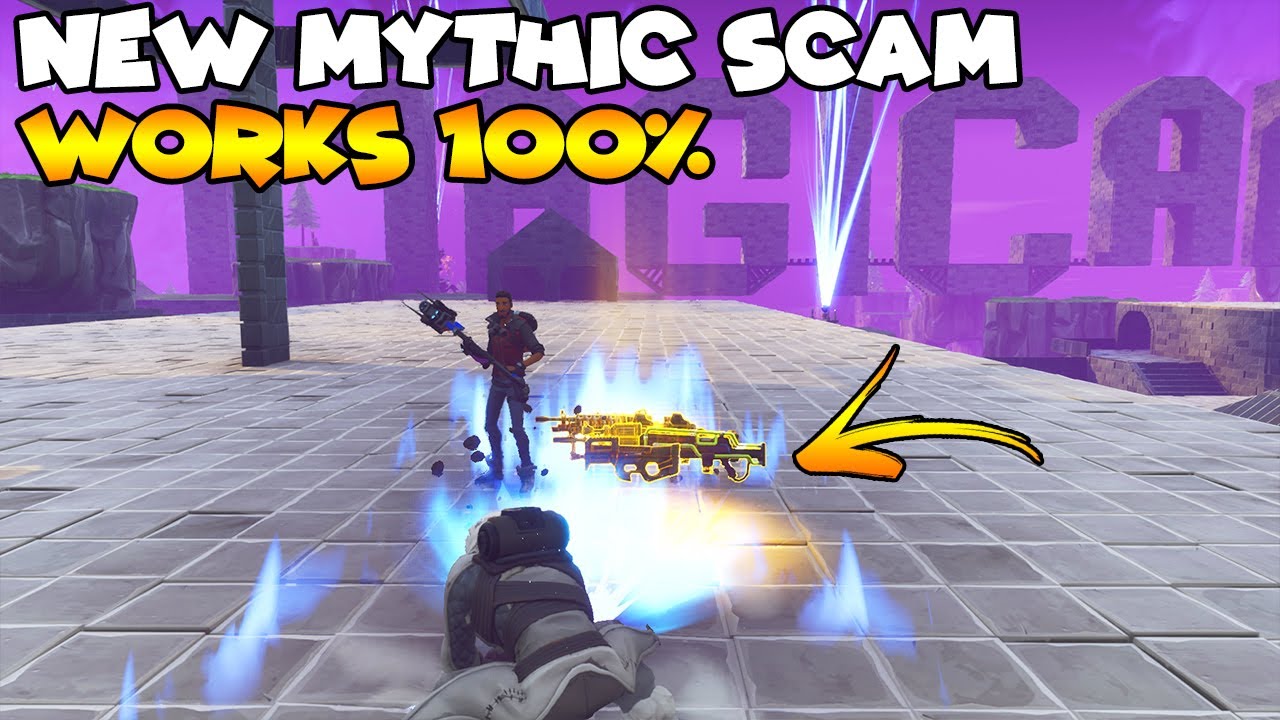 NEW MYTHIC SCAM WORKS 100%! 💯😱 (Scammer Gets Scammed) Fortnite Save The ...