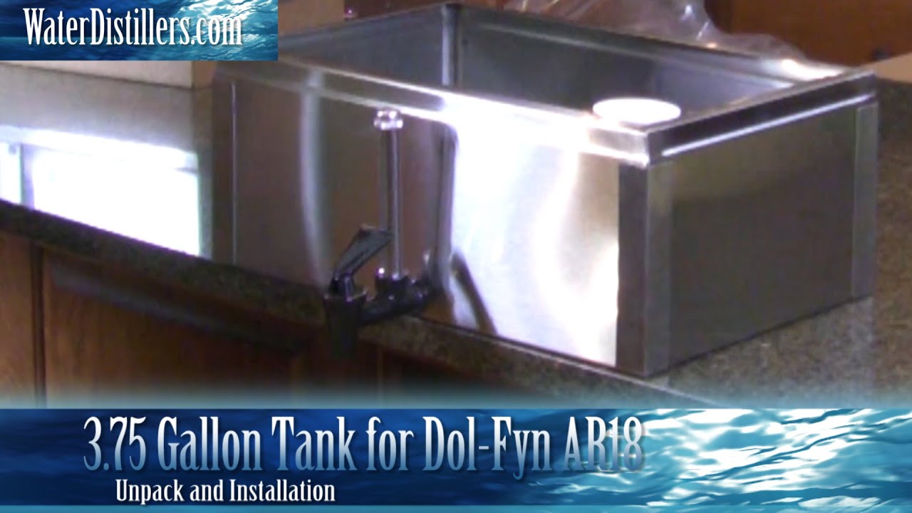 Dolfyn AR18 Water Distiller How to Install the 3.75 Gallon Water ...