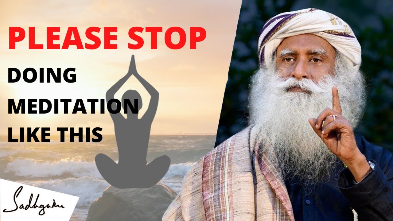 Right way to Meditate | Sadhguru tips for beginner meditation - YouTube