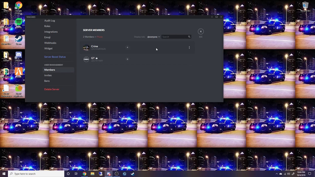 Xenon Bot at work Discord setting up - YouTube