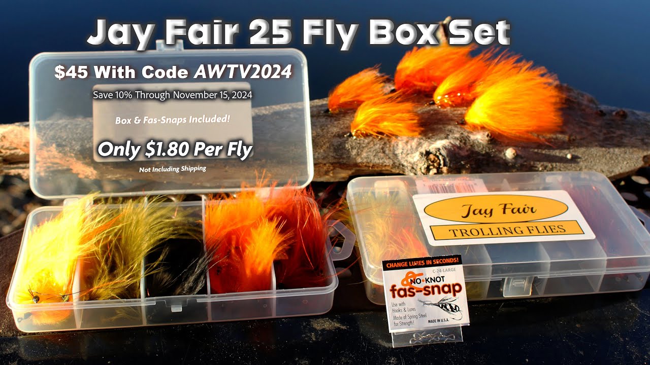 Jay Fair Trolling Flies Box Set Sale - YouTube