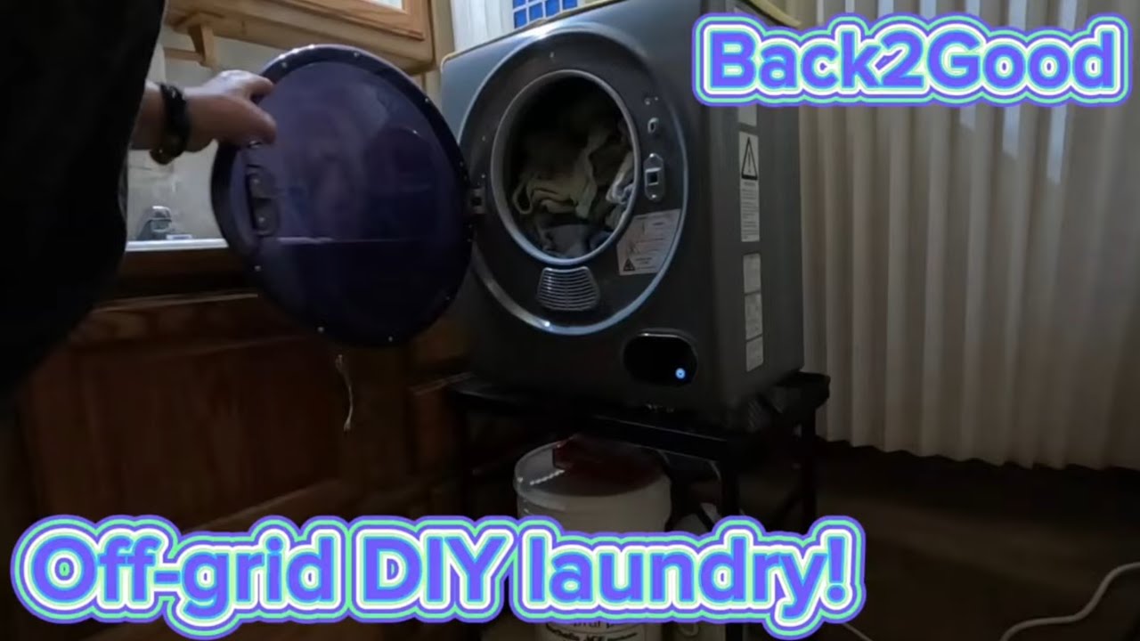 Off-grid DIY Laundry! | Off-grid Living, RV Life, Couple build - YouTube