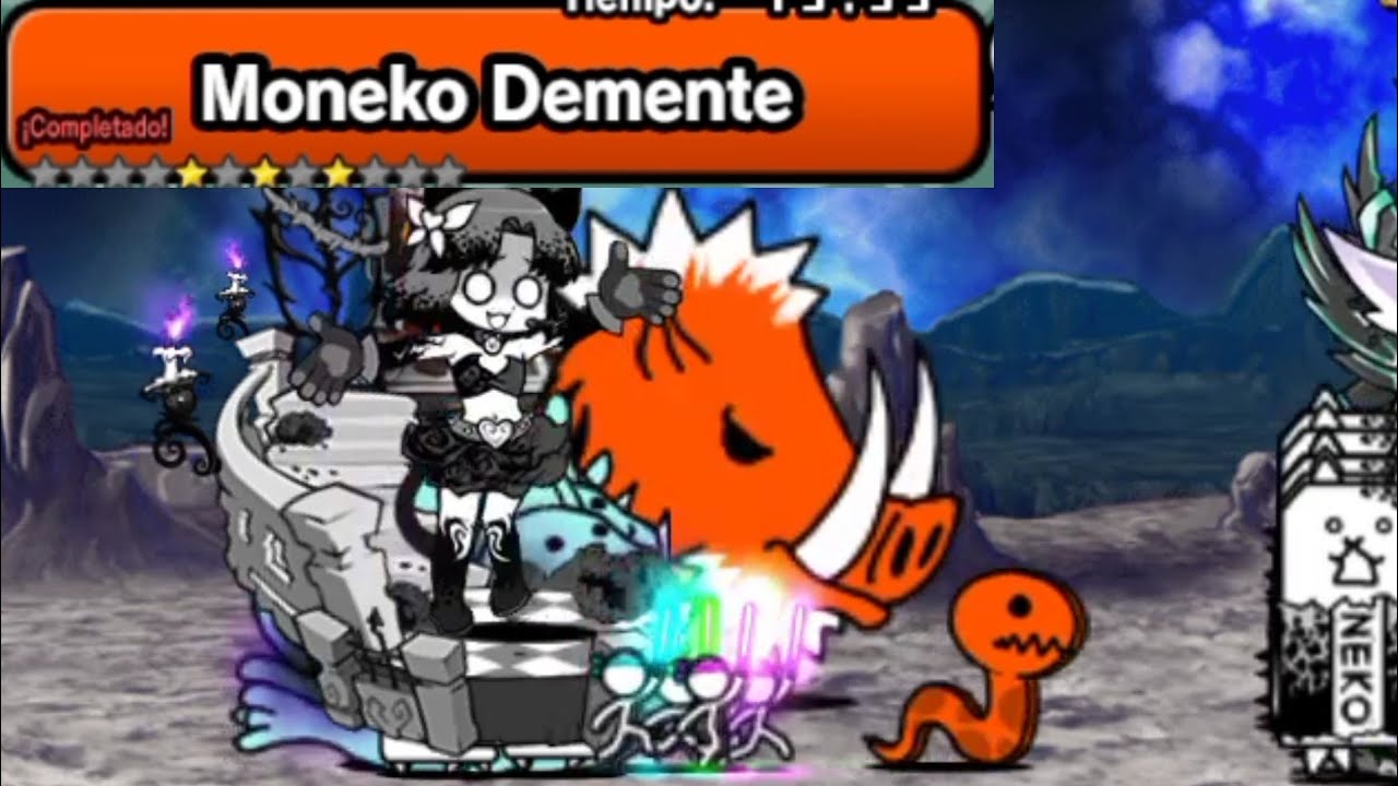 Cómo Derrotar Moneko Demente| THE BATTLE CATS - YouTube