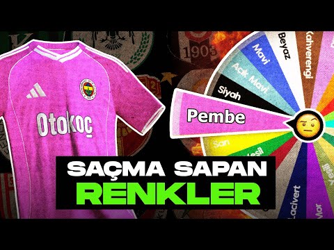 Süper Lig Takımlarına SAÇMA SAPAN Renklerde Formalar Hazırladım