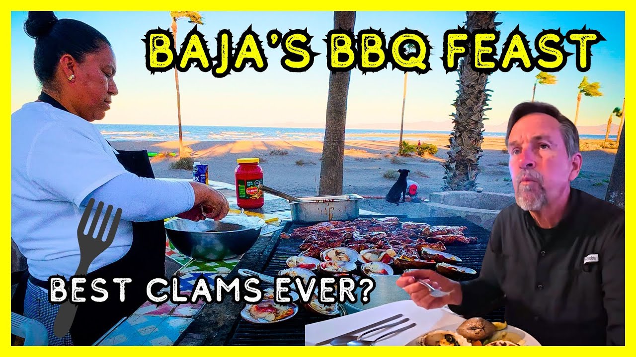 Baja’s Best Clams? Beach BBQ Feast in Mexico! 🌴🍴 - YouTube
