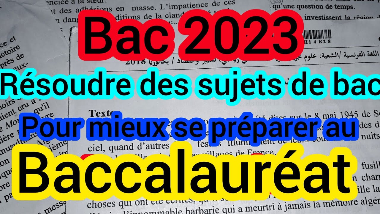 Sujet de Français Bac 2018. Texte historique : explication et réponses ...