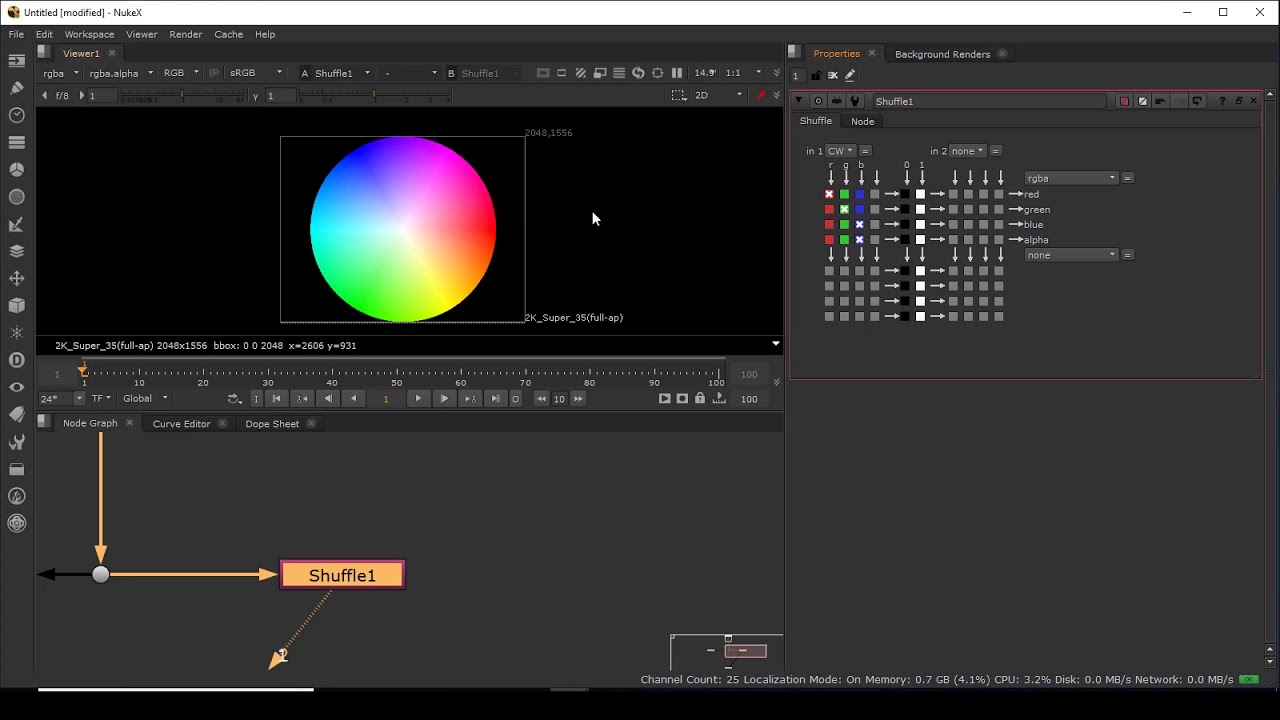 Explaining Shuffle Node In Detail Nuke Tutorial In Hindi Youtube
