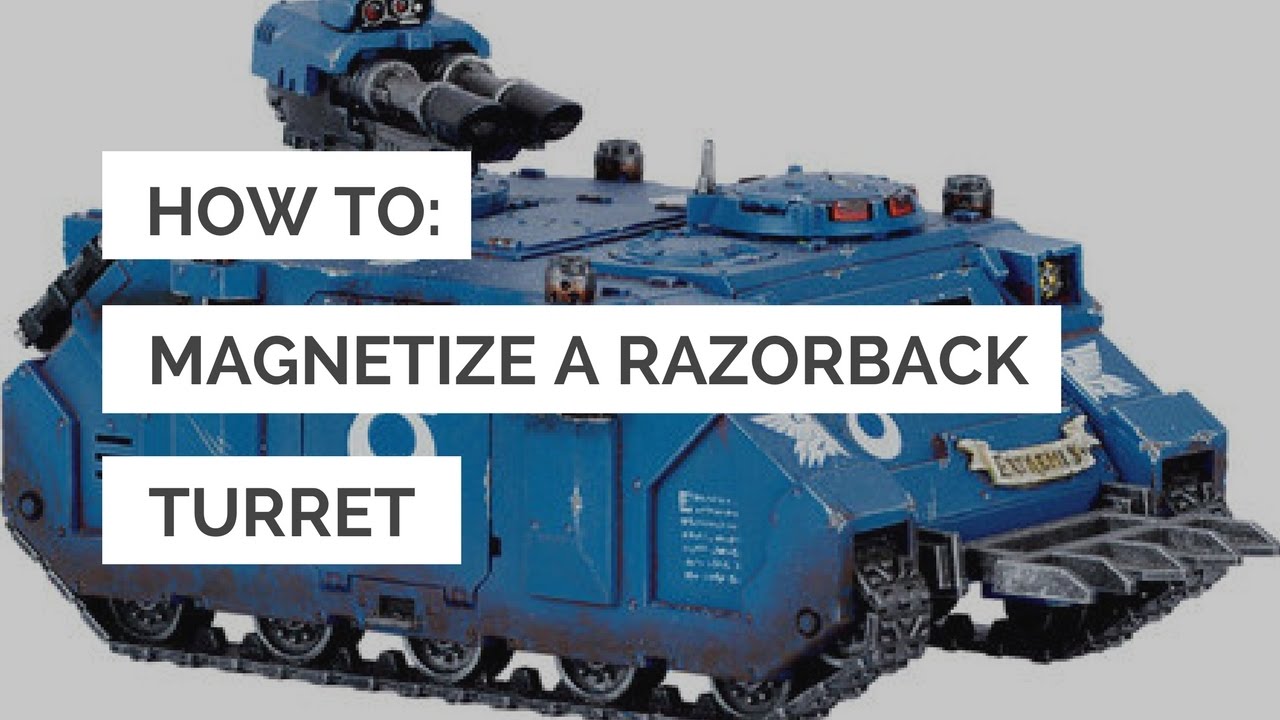 How to: Magnetize a Razorback Turret - YouTube