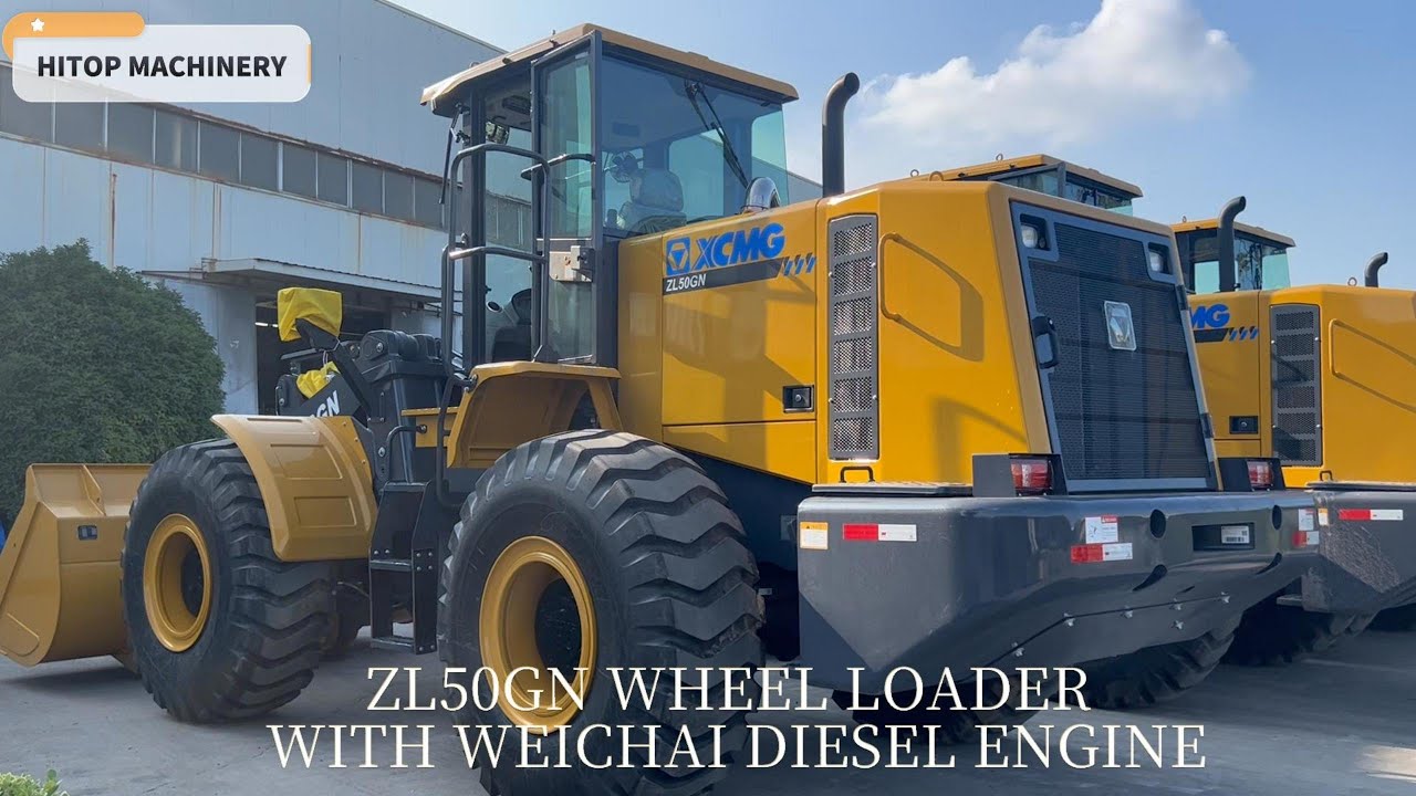 3 Units ZL50GN Wheel Loader with WEICHAI Diesel Engine for Export - YouTube