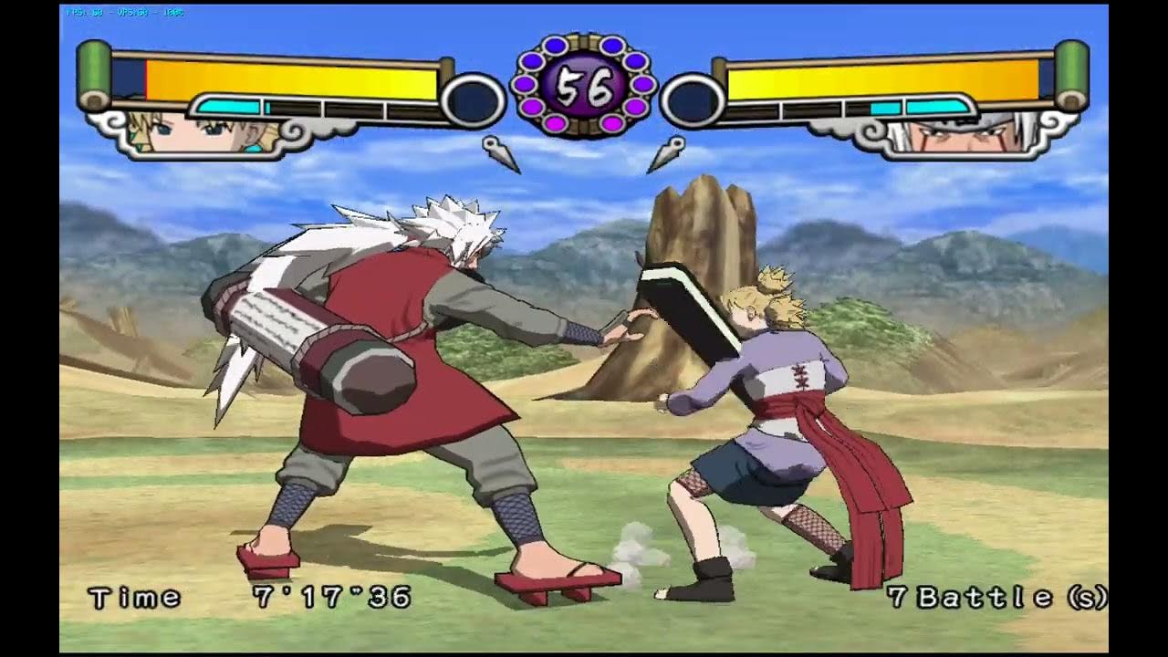 Temari Time Attack Mission in Naruto Gekitou Ninja Taisen 4 Dolphin 🐬 Emulator - YouTube