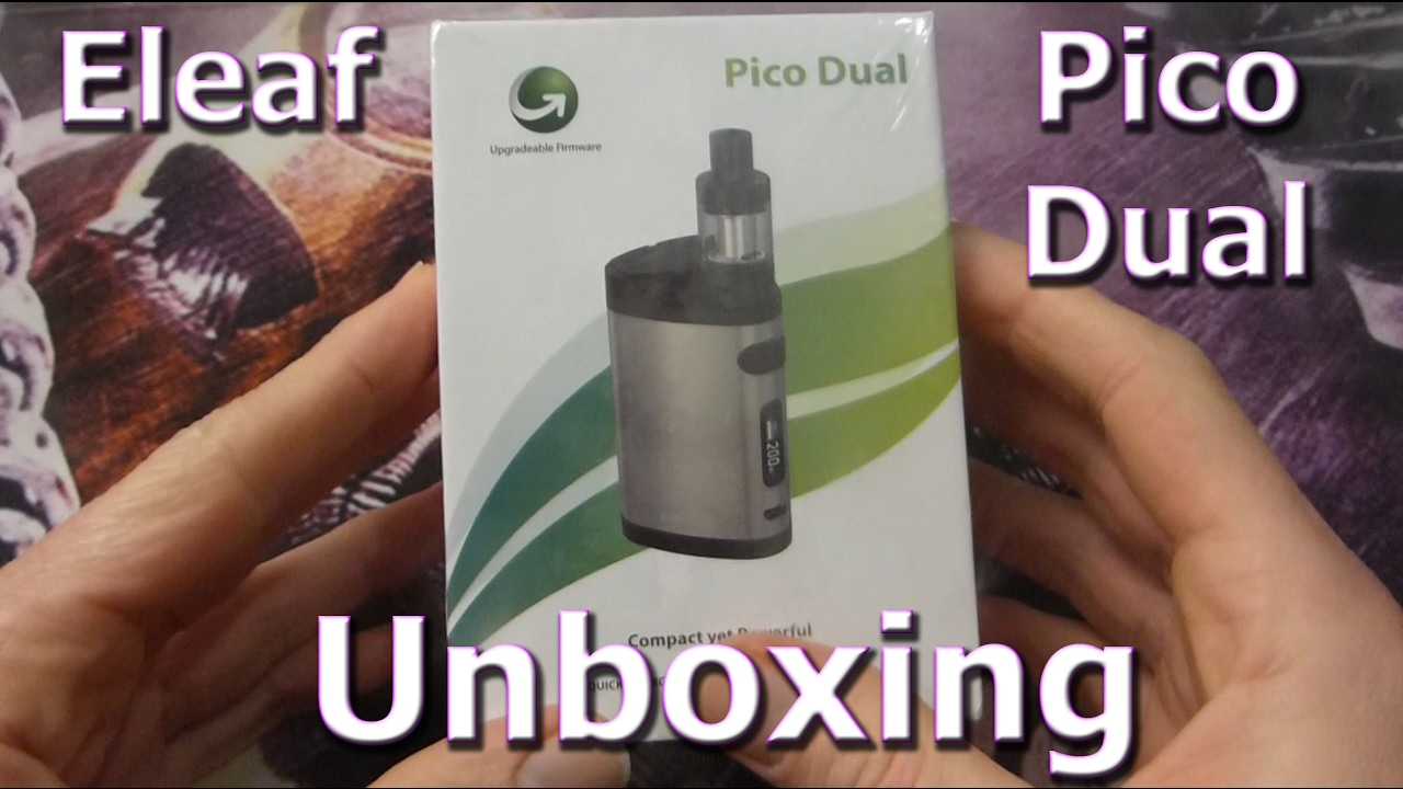 Eleaf Pico Dual Kit | 200w Mod + Melo 3 Mini | Unboxing - YouTube