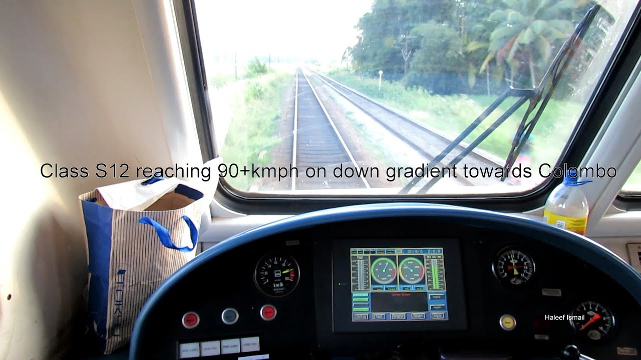 Class S12 923 reaching 90+ km/h on down gradient with train no.1020 ...