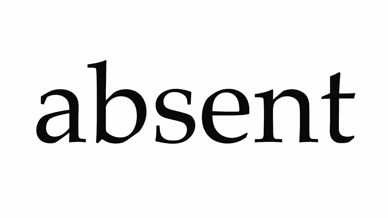 How to Pronounce absent - YouTube