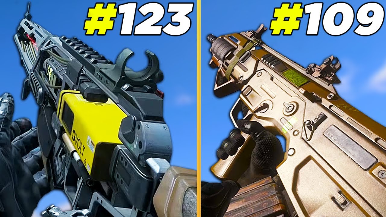 Ranking Every ASSAULT RIFLE in COD HISTORY (Worst to Best) PART 1 - YouTube