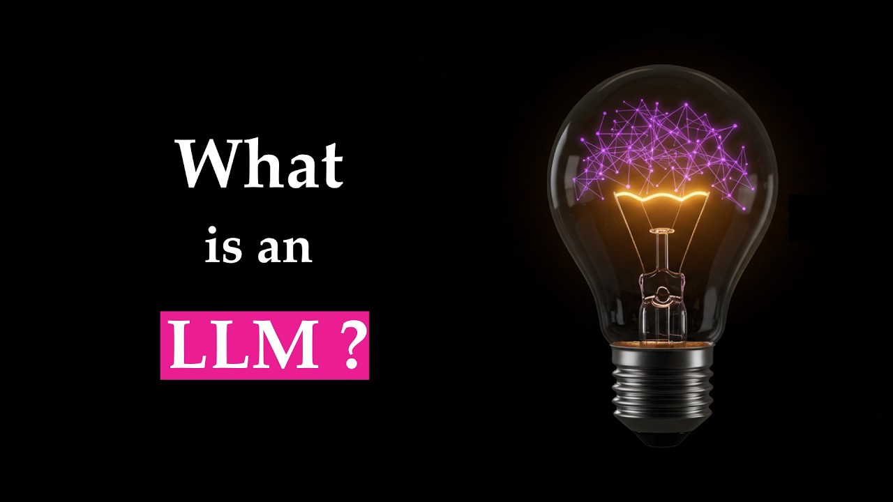 What is an LLM? Large Language Models Explained Simply - YouTube