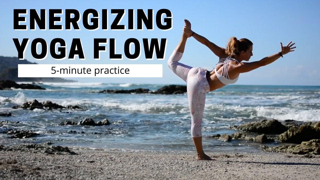 5-minute energizing yoga - no mat needed! - YouTube