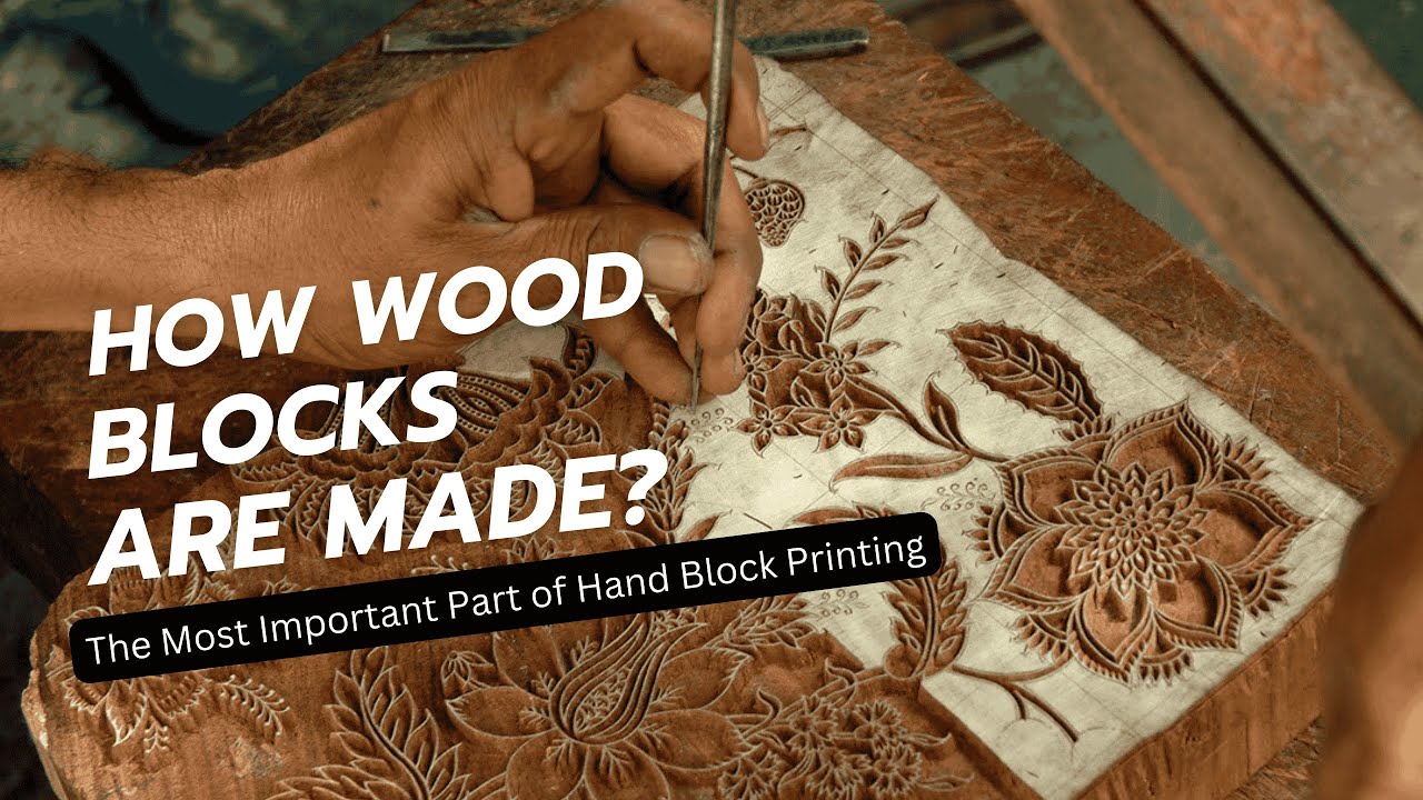 Learn How Wood Blocks Are Made | Steps of Hand Block Printing Works ...