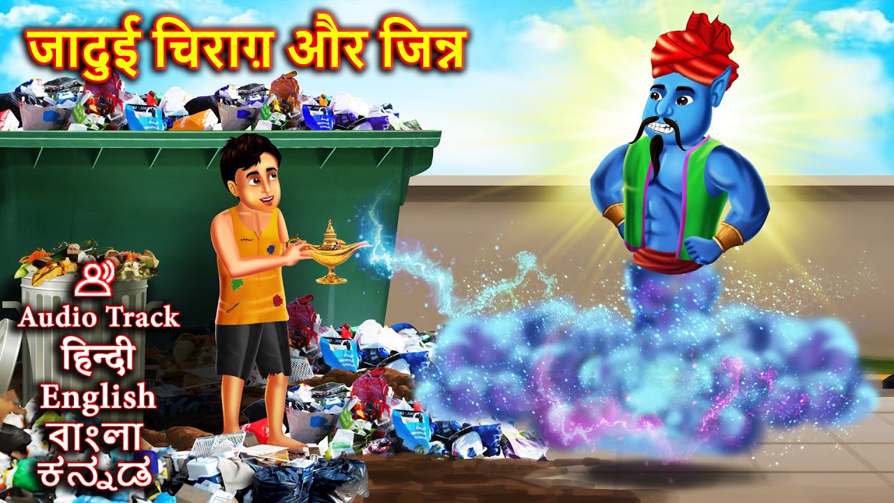 Jadui Chirag Aur Jinn | जादुई चिराग़ और जिन्न | Magical Lamp And Genie ...