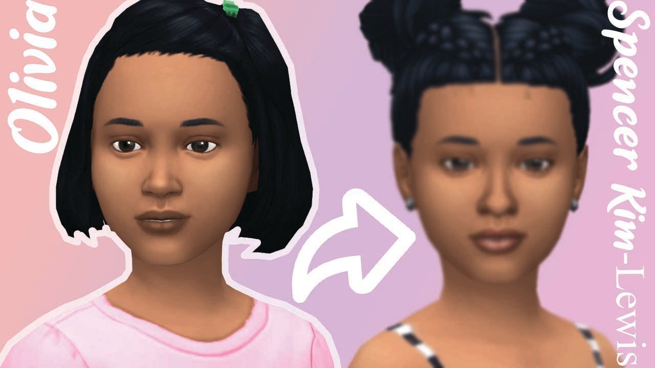THE SPENCER KID🧸 OLIVIA SPENCER KIM-LEWIS | SIMS 4 | CREATE A SIM ...