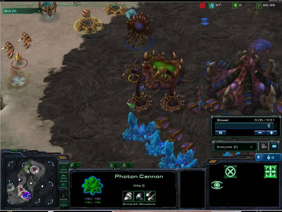 SC2 Infinite Range Photon Cannon Bug - YouTube