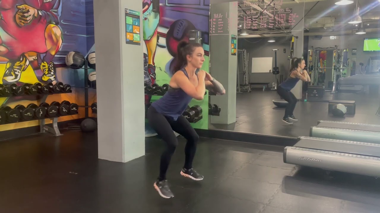 Squat Pulse Jump - Narrow/Wide - YouTube