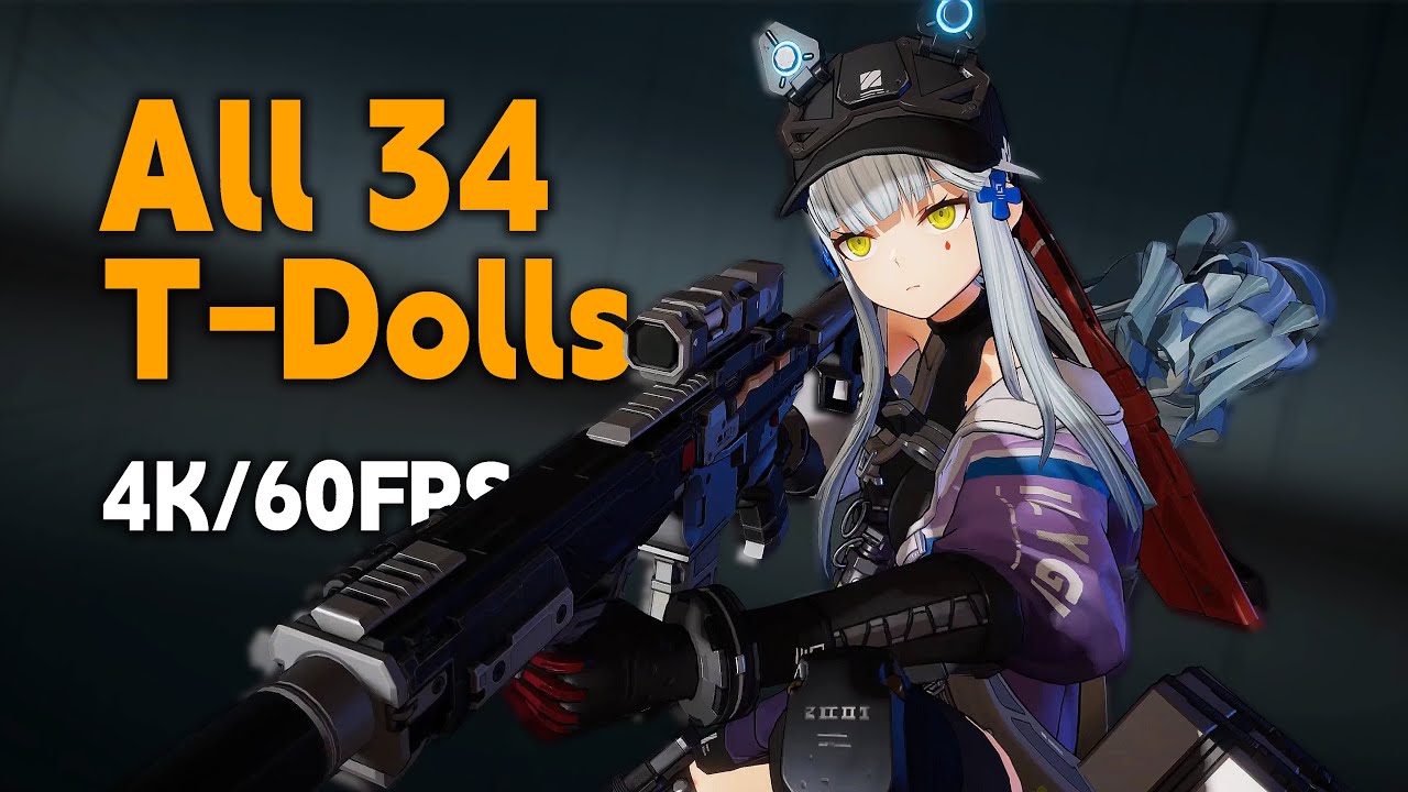 Girls' Frontline 2 Exilium - All 34 Characters All Animations | 1 Year ...