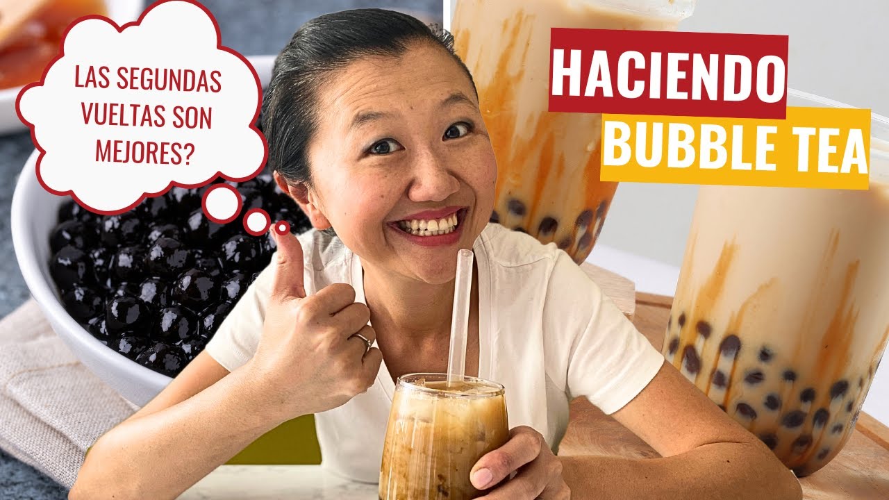 Como hacer bubble tea (Boba Tea)? | Bubble tea recipe | La mejor receta ...