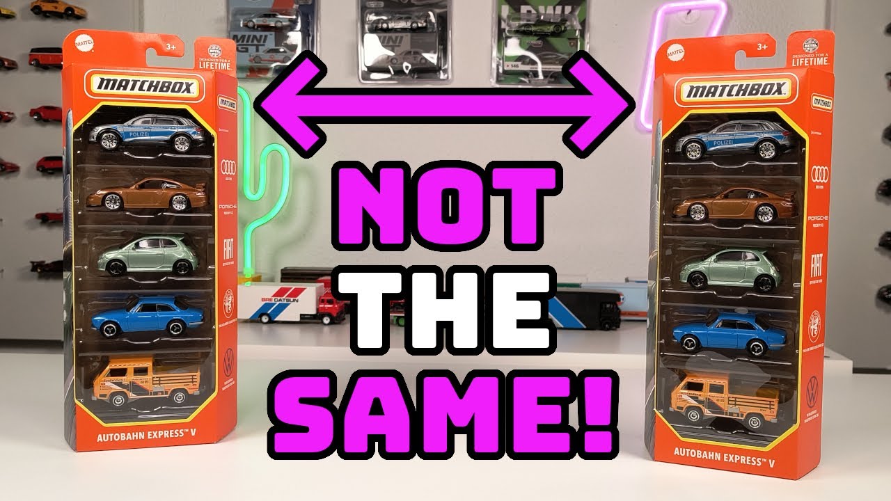 New 2024 Matchbox 5-Pack Autobahn Express V | Unboxing/Review - YouTube