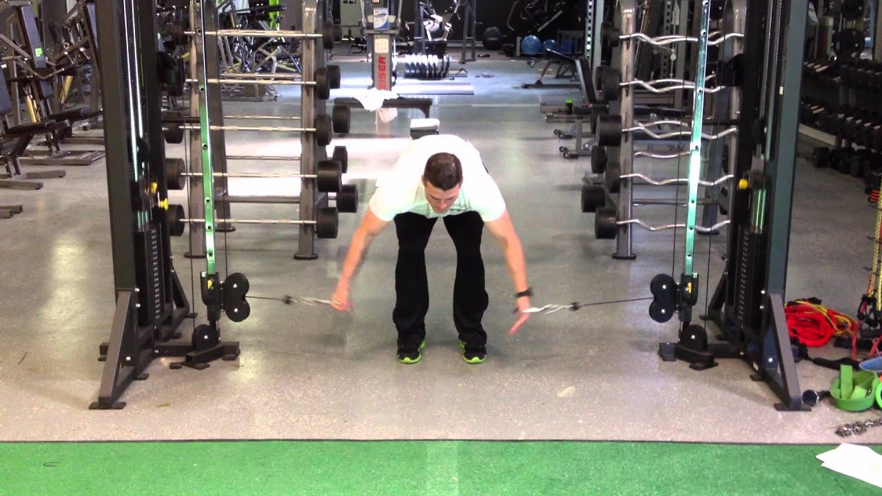 Bent Over Crossover Cable