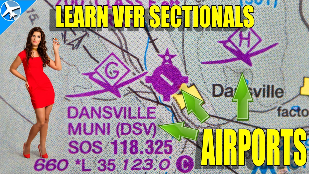 FAA Sectional Chart Basics: Airport Symbols & What They Mean - YouTube