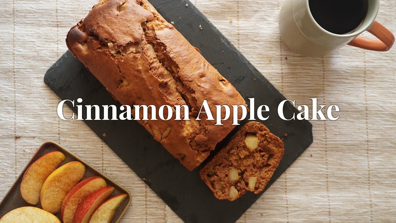 Fluffy Cinnamon Apple Cake (Minimal Ingredients, Easy) | Bakelore - YouTube