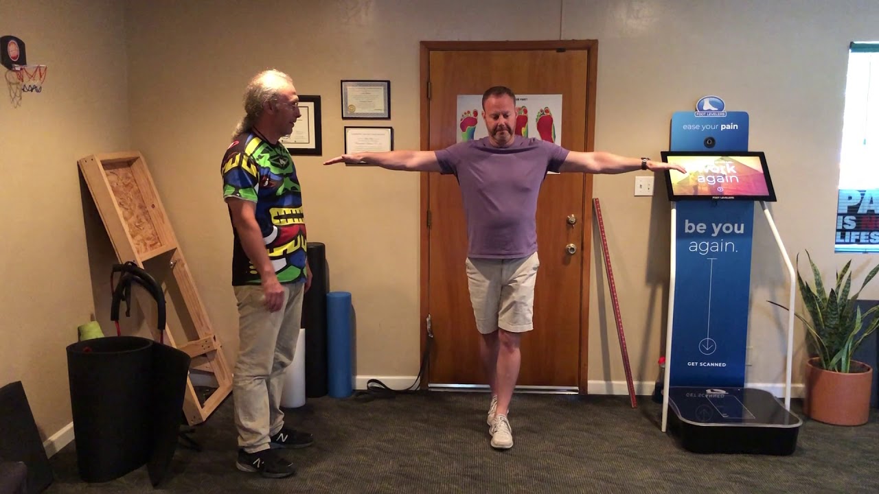 Balance Exercise #3 - Toe the Line - YouTube