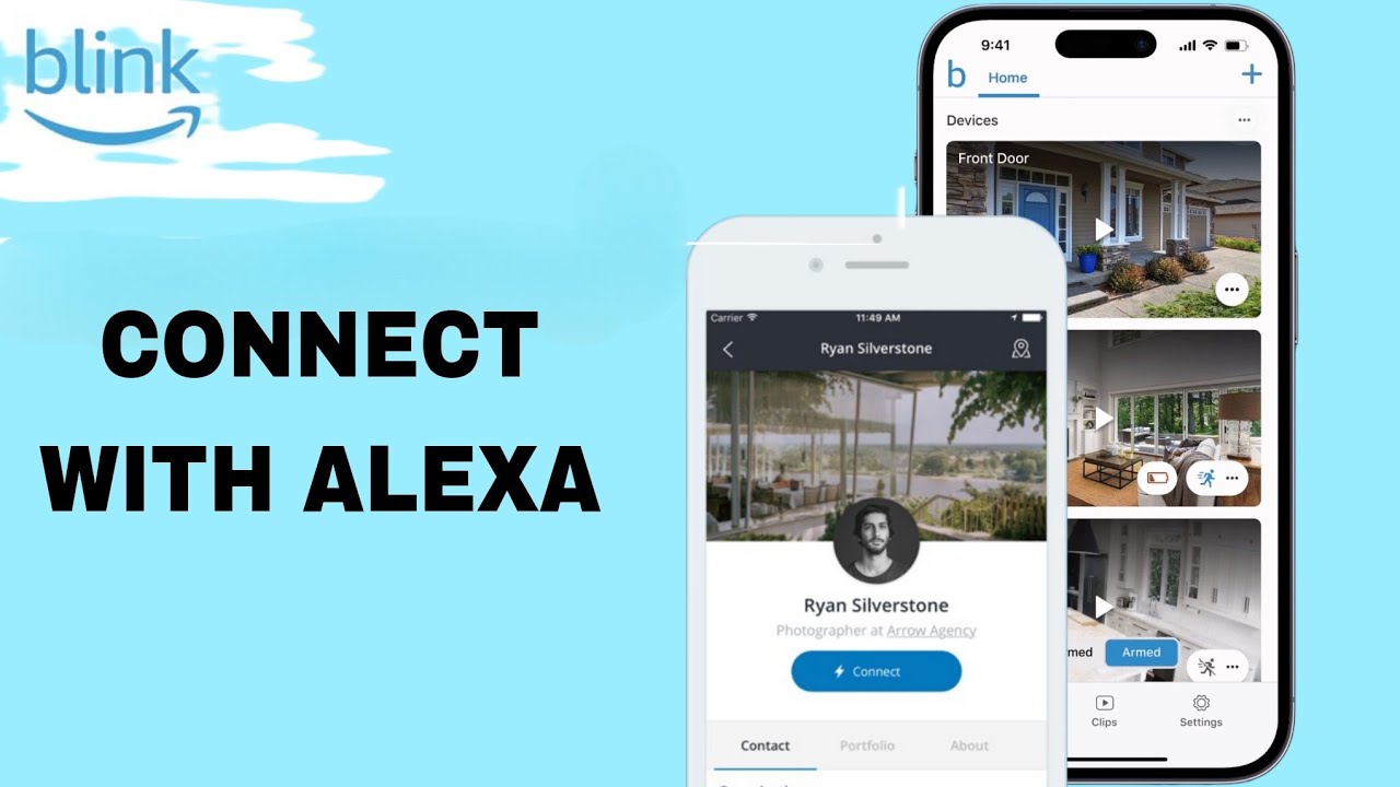 How To Link With Alexa On Blink App - YouTube