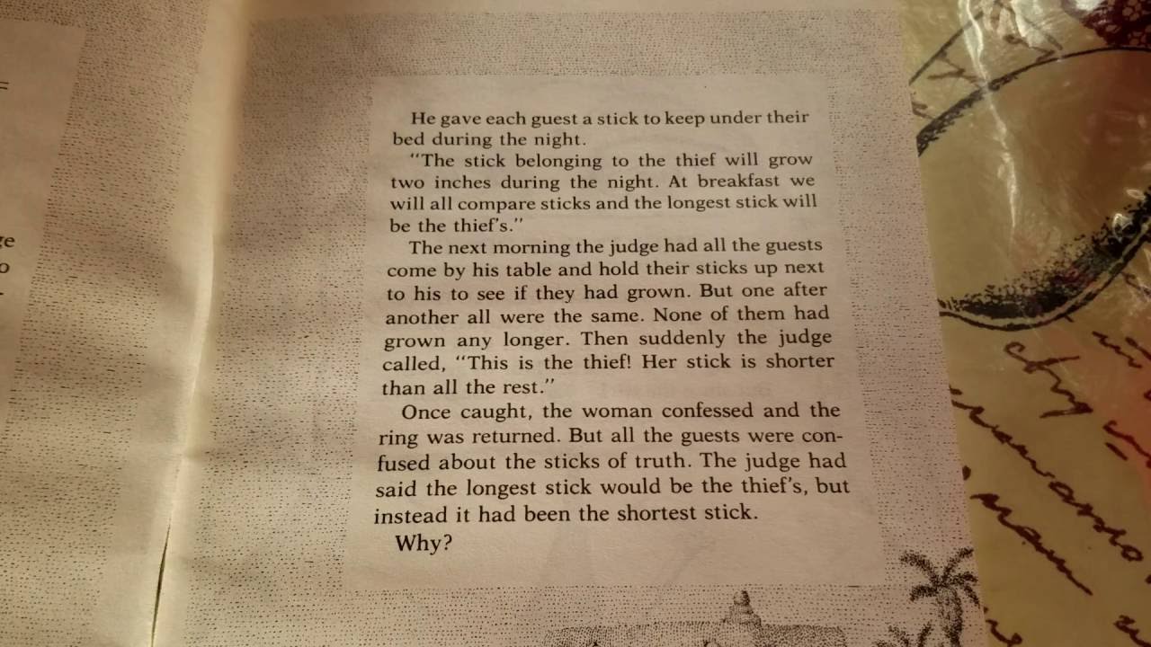 Stories to solve... (7. The Sticks of truth) - YouTube