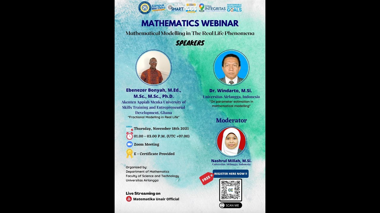 Webinar | Mathematical Modelling in The Real Life Phenomena - YouTube