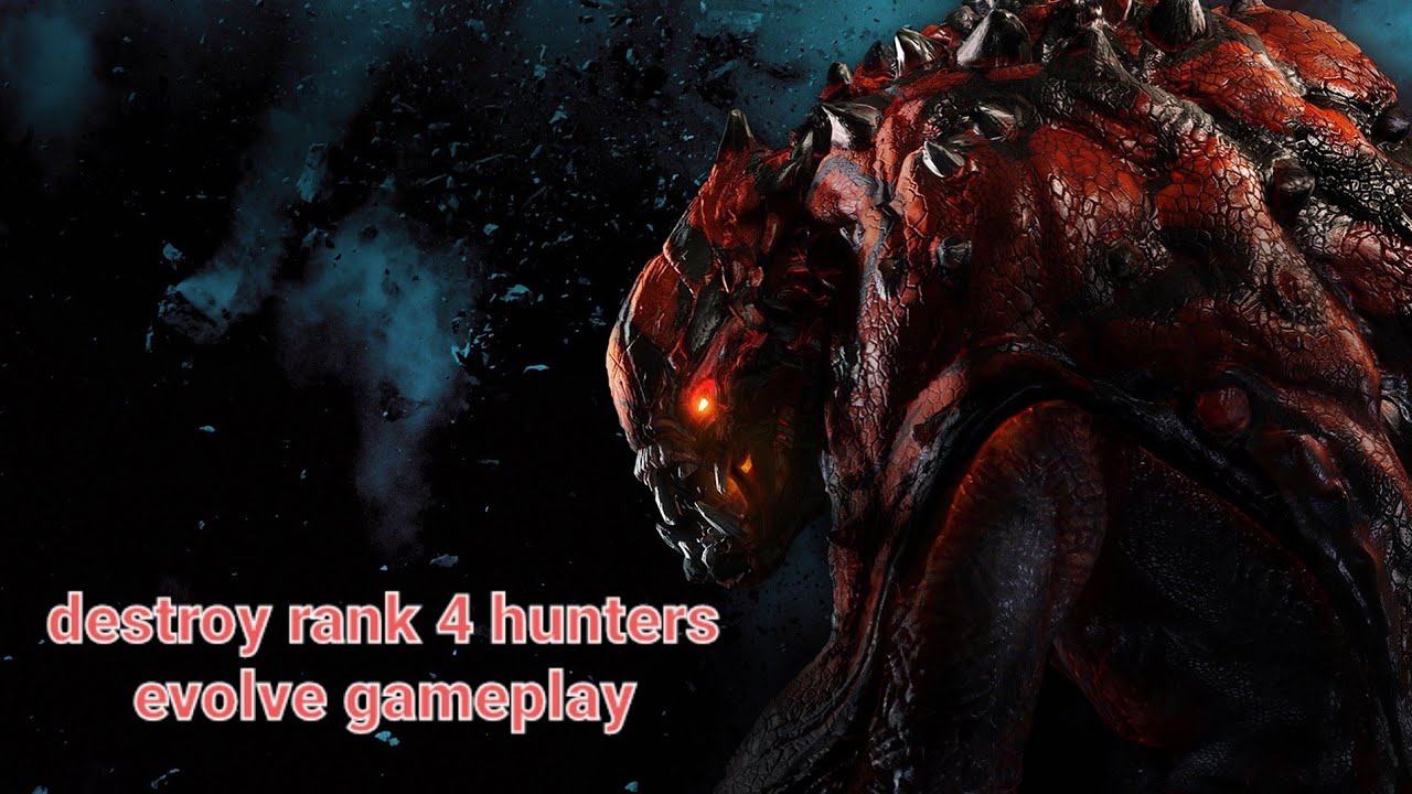 Evolve: Goliath destroys rank 4 hunters - YouTube