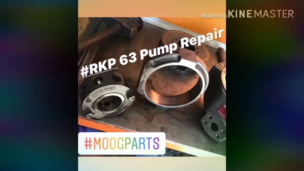 How to fix control pistons / servo pistons at Hydraulic Piston Pump ...