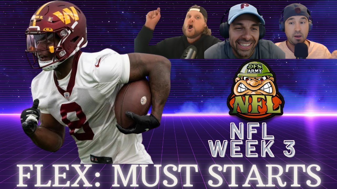Unlock Your Fantasy Football Potential: NFL WEEK 3 FLEX PLAYS - YouTube