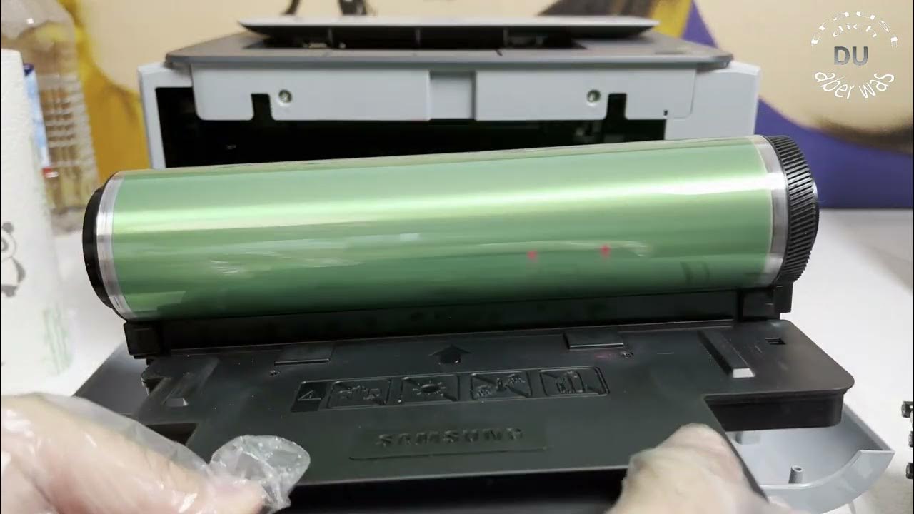 Bildtrommel Trommelwechsel beim Samsung CLP-360 / 365 / CLX 3300 / 3305 - YouTube