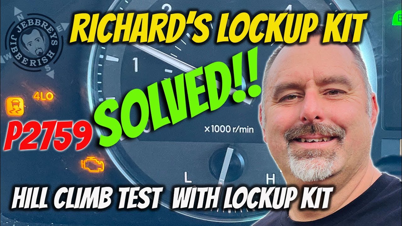 I solved my P2759 Trouble Code issue with my Richard's Lockup kit ...