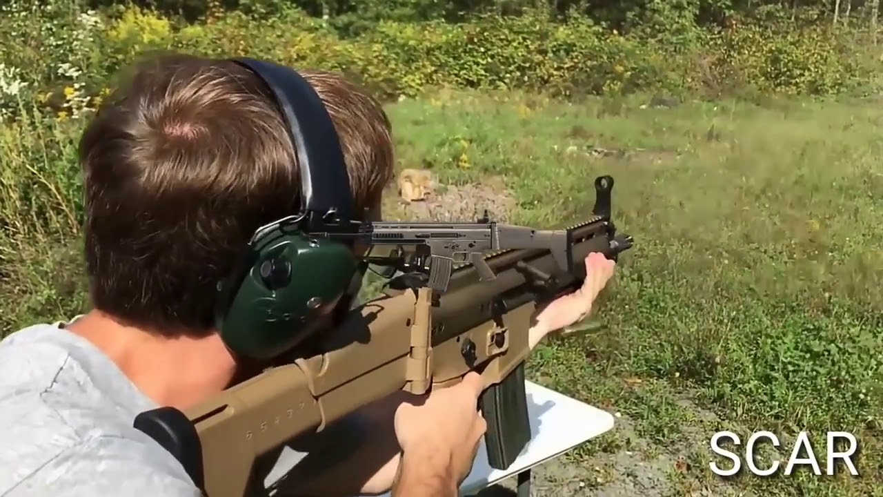 ARMAS NA VIDA REAL P90, MP40, UMP, M4A1, AK, M14, SCAR, GROZA, M249 ...