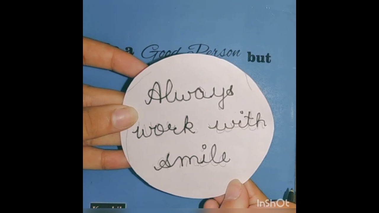 How to make a chart on topic Discipline ||School project work ond ...