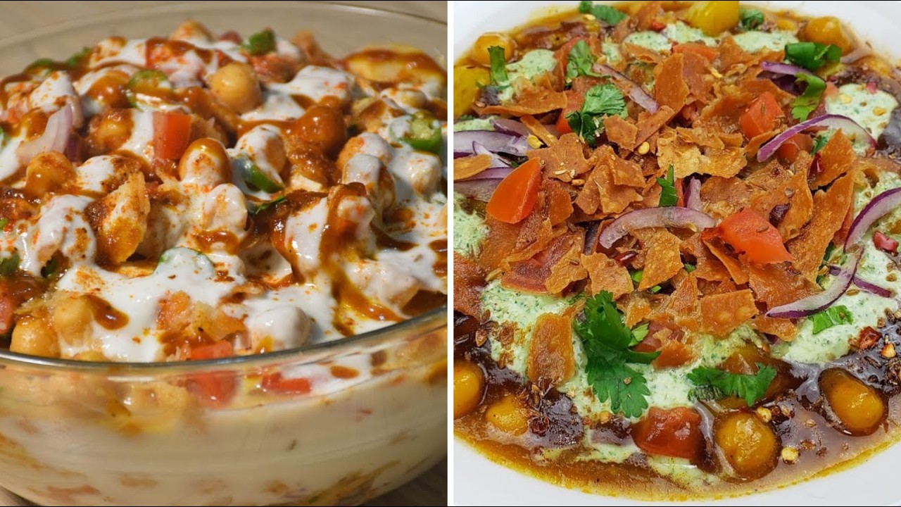 2 Chaat Recipes (Ramadan Special) by Food Amalgam | Dahi Chana Chaat ...