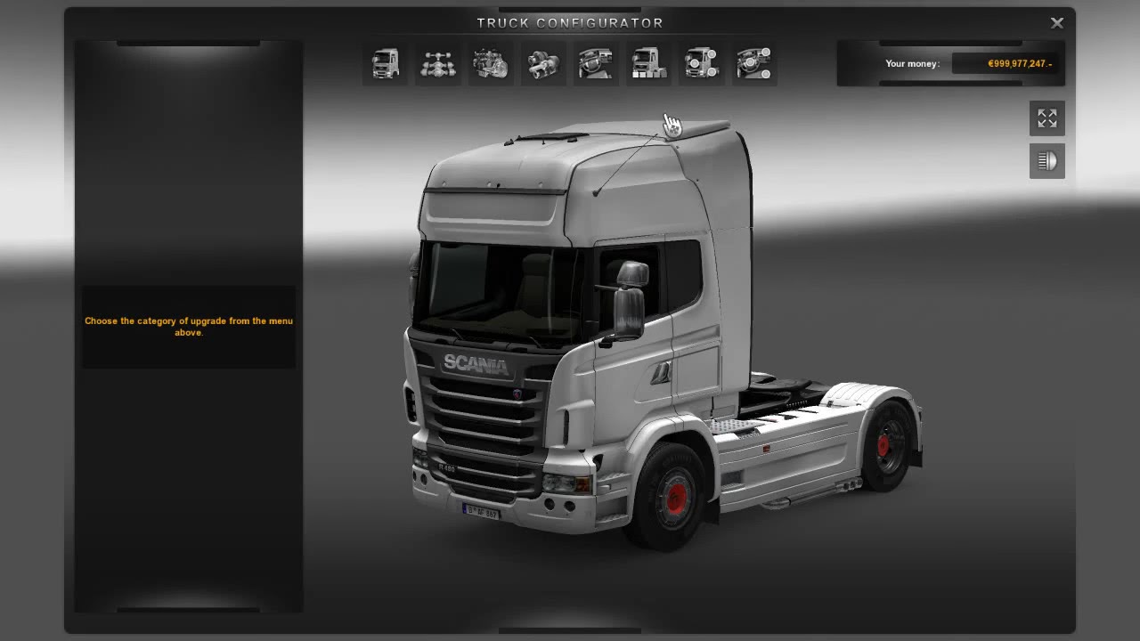 ETS3 mod: Scania interior + accesories - YouTube