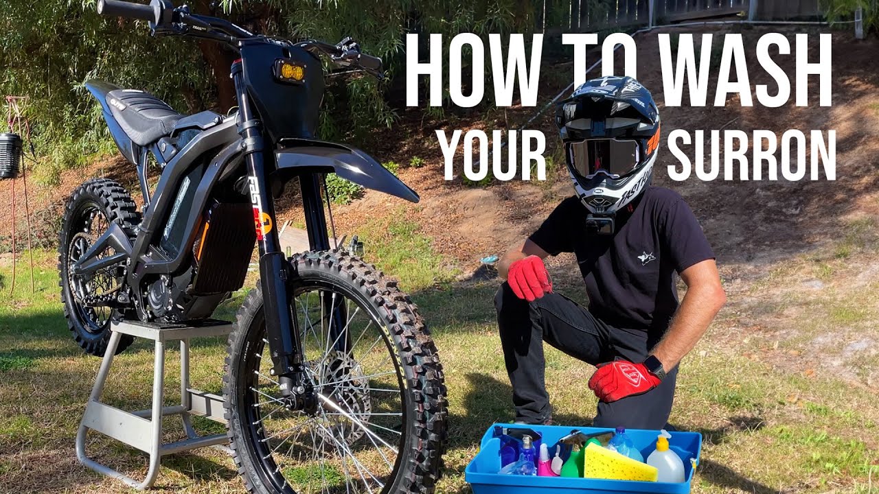 How to Wash your Surron E-Bike - YouTube