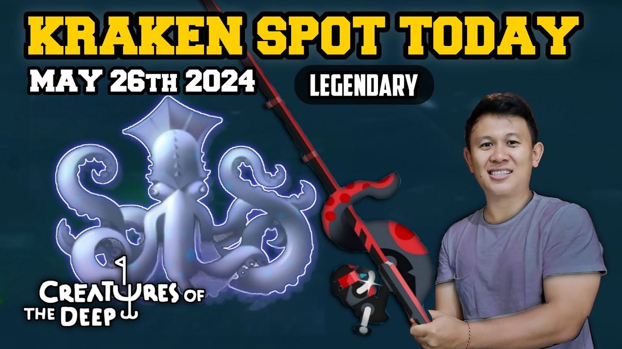 KRAKEN Spot Today May 26th 2024 - Creatures of the Deep #kraken - YouTube