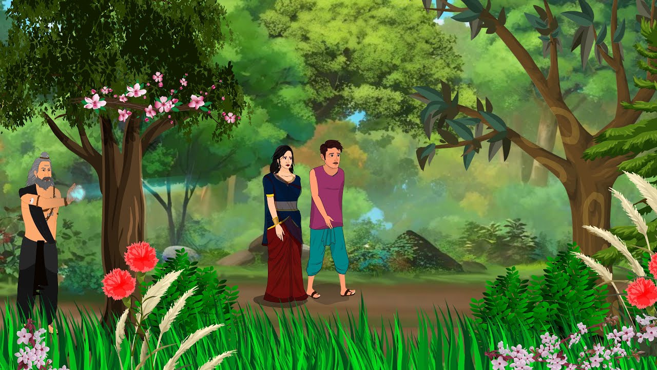अनजान लड़की और किस्मत का खेल | kismet ka Khel | cartoon story | moral ...