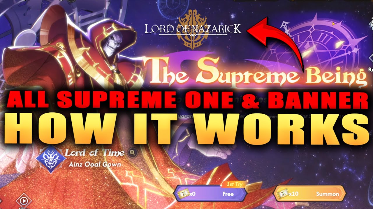 *NEW* SUPREME ONE BANNER & EVERY SUPREME ONE REVIEW!!!! (Overlord: Lord ...