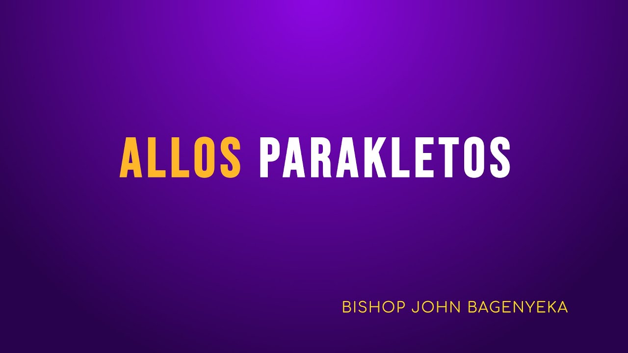 ALLOS PARAKLETOS - YouTube